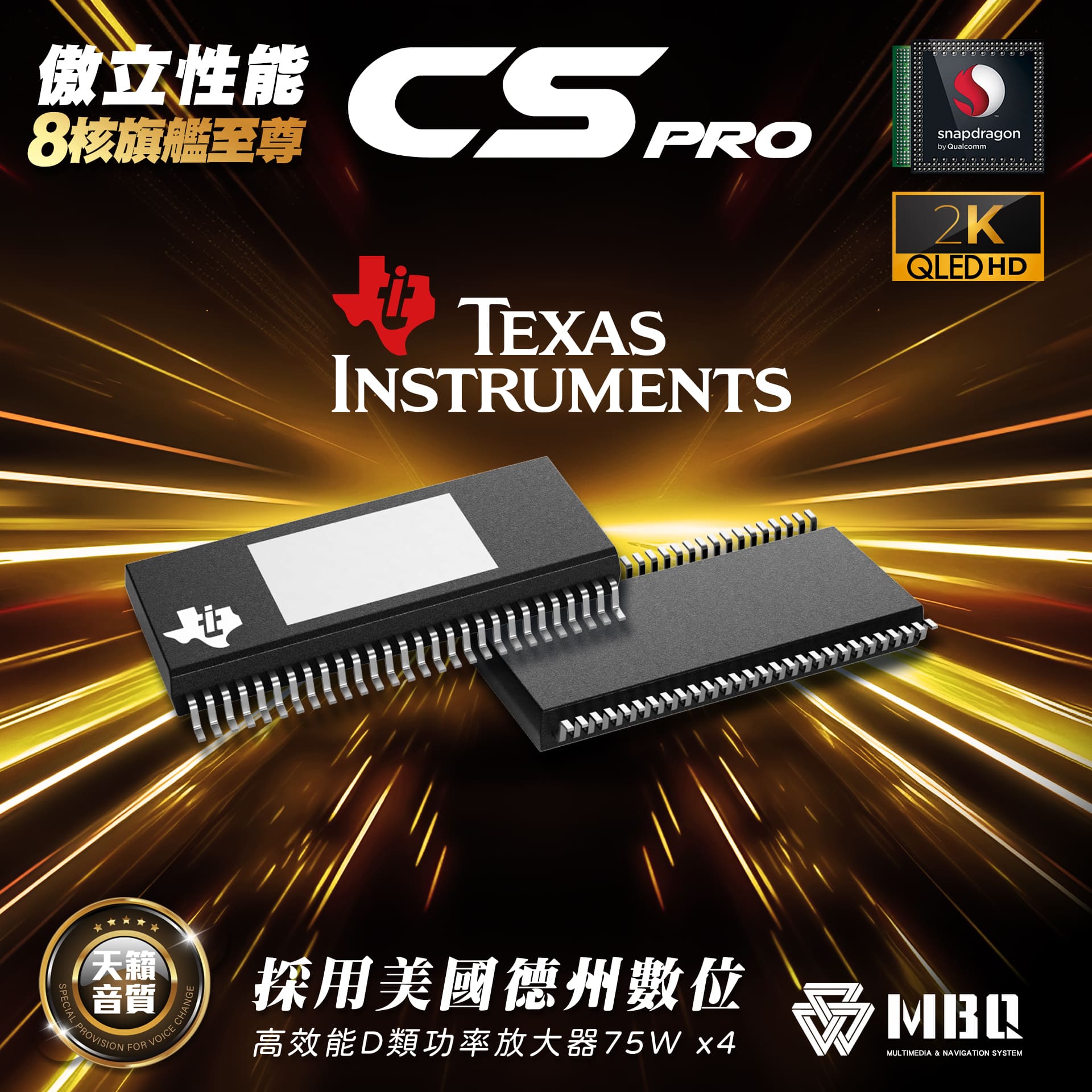 CS PRO 】2K高通繞龍八核 8G (RAM) / 256G (ROM)